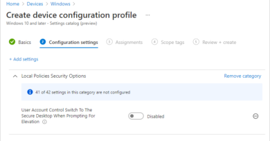Quick Assist - UAC Black Screen resolution via Intune - Let's ConfigMgr!